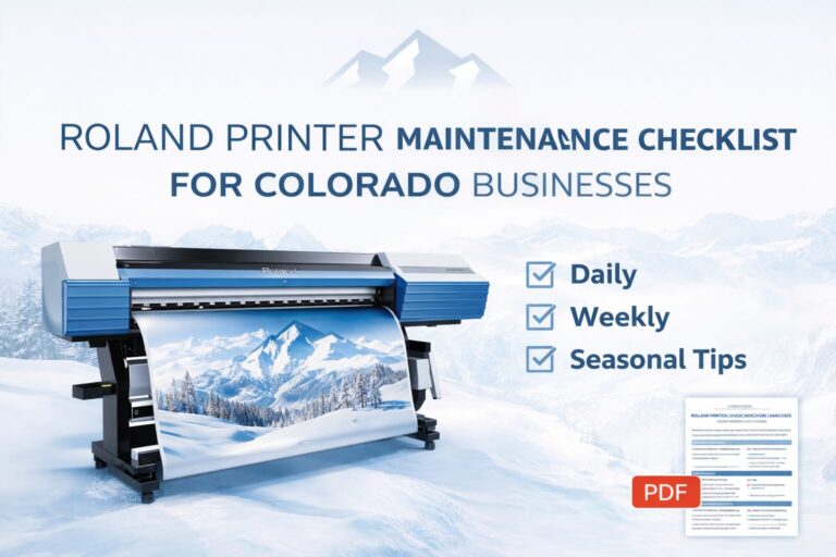 Roland Printer Maintenance Checklist for Colorado Businesses ...